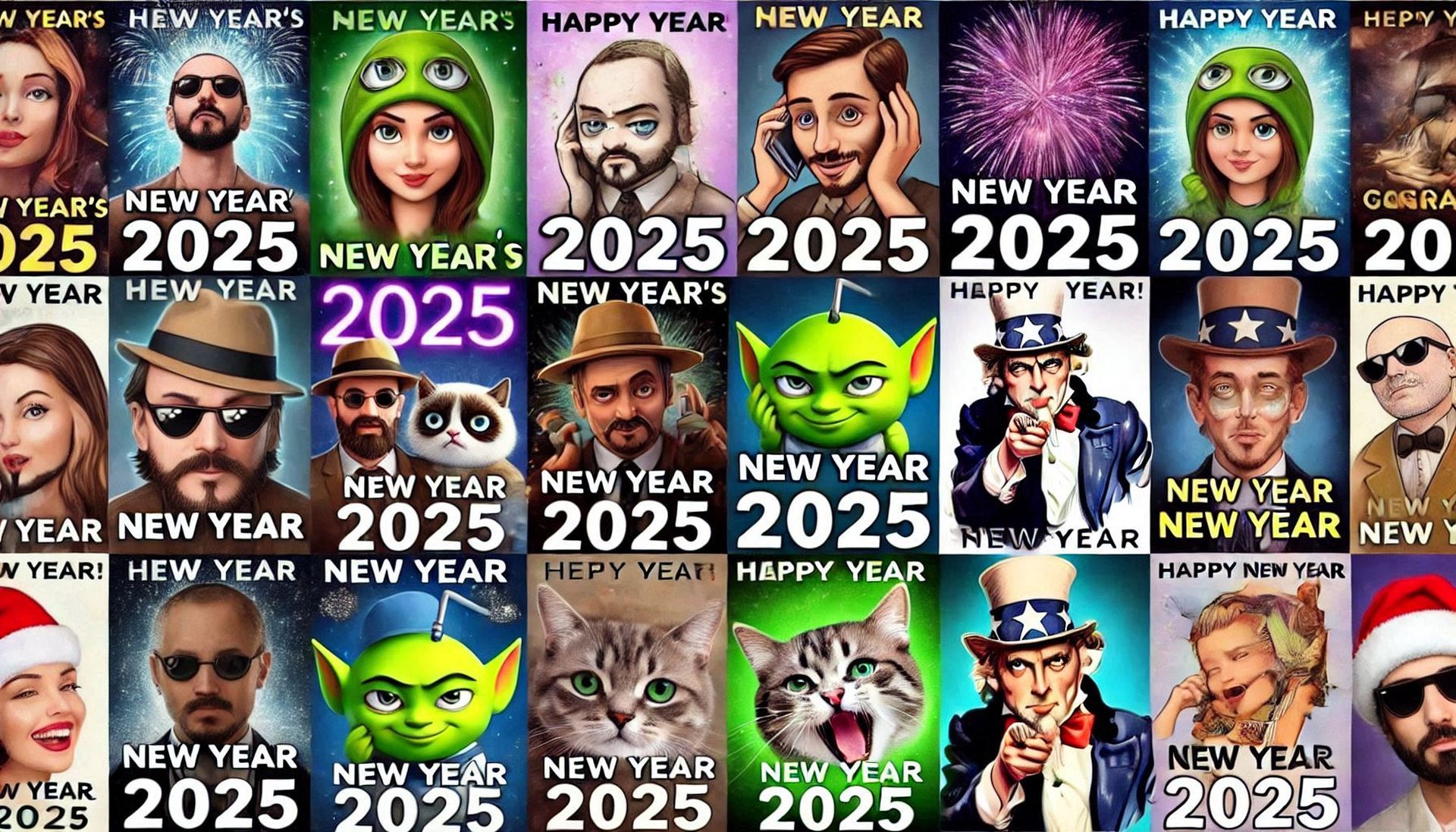 Memes de WhatsApp para felicitar la Nochevieja y el Año Nuevo 2025