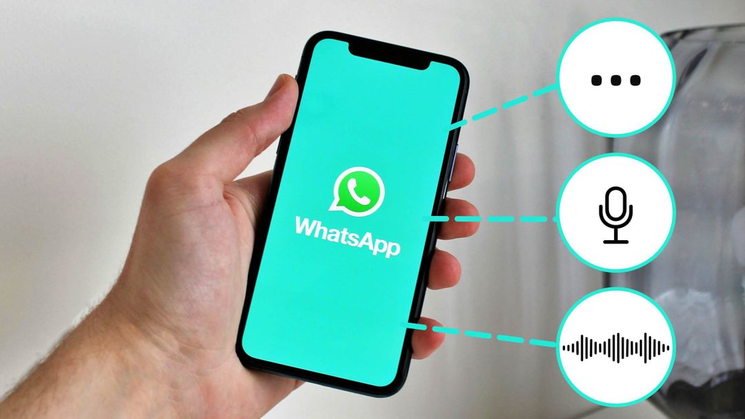 Qué significan los nuevos iconos de WhatsApp: puntos suspensivos, micrófono y ondas de sonido