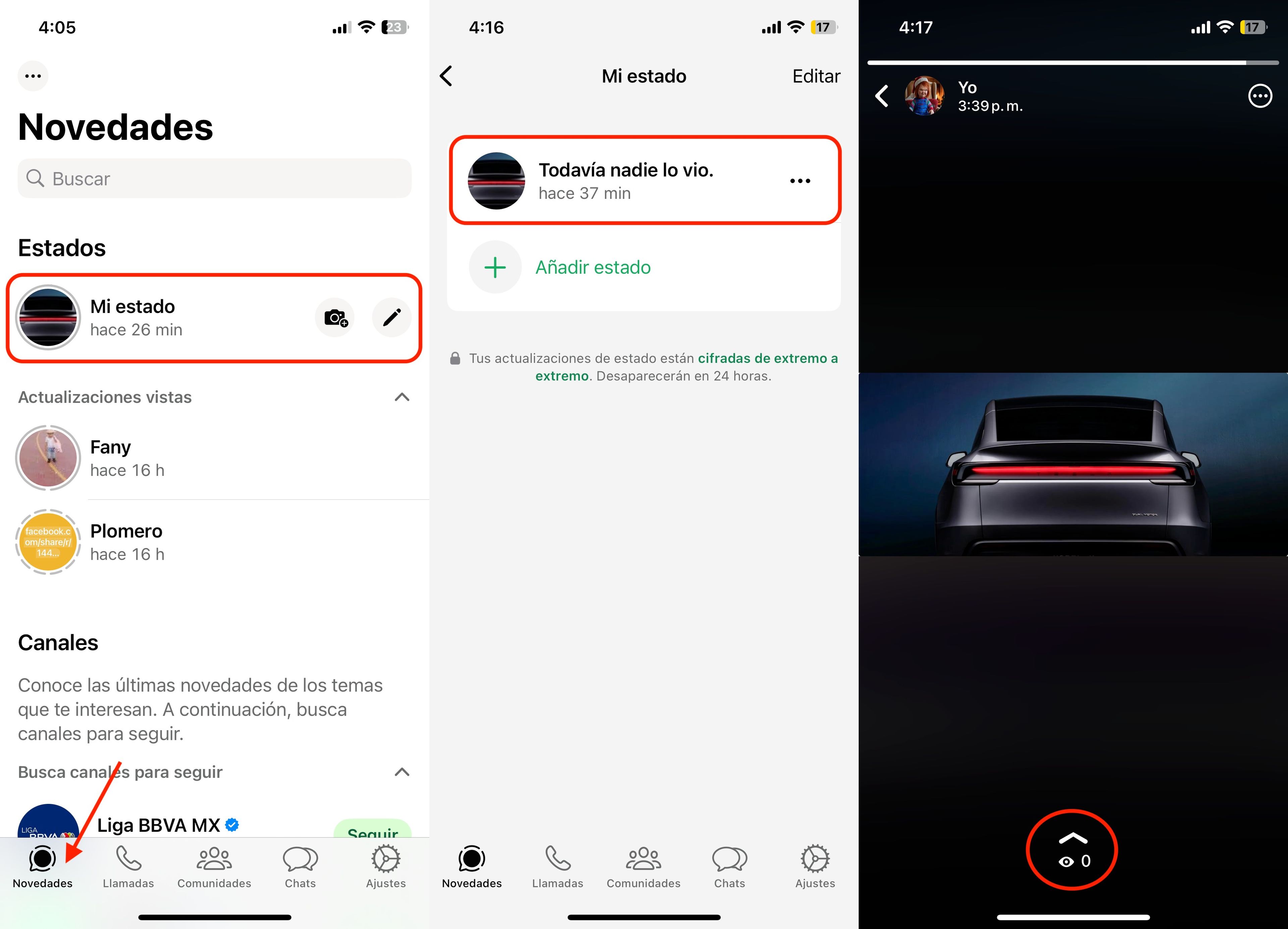 WhatsApp: cómo saber quién ha estado viendo tus estados