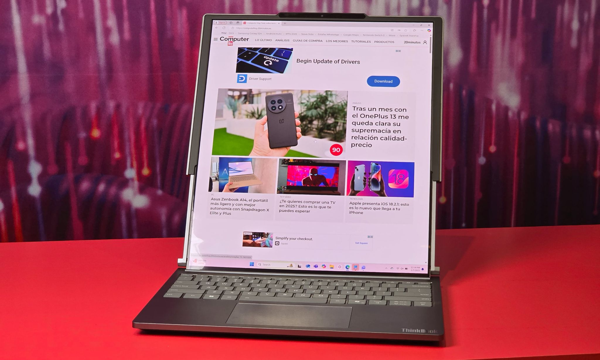 Creía que era un truco más, pero este portátil de Lenovo con pantalla ...