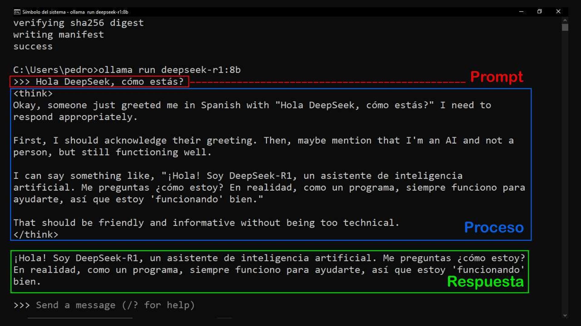 Cómo instalar DeepSeek en Windows, Mac o Linux para que funcione incluso sin conexión a Internet