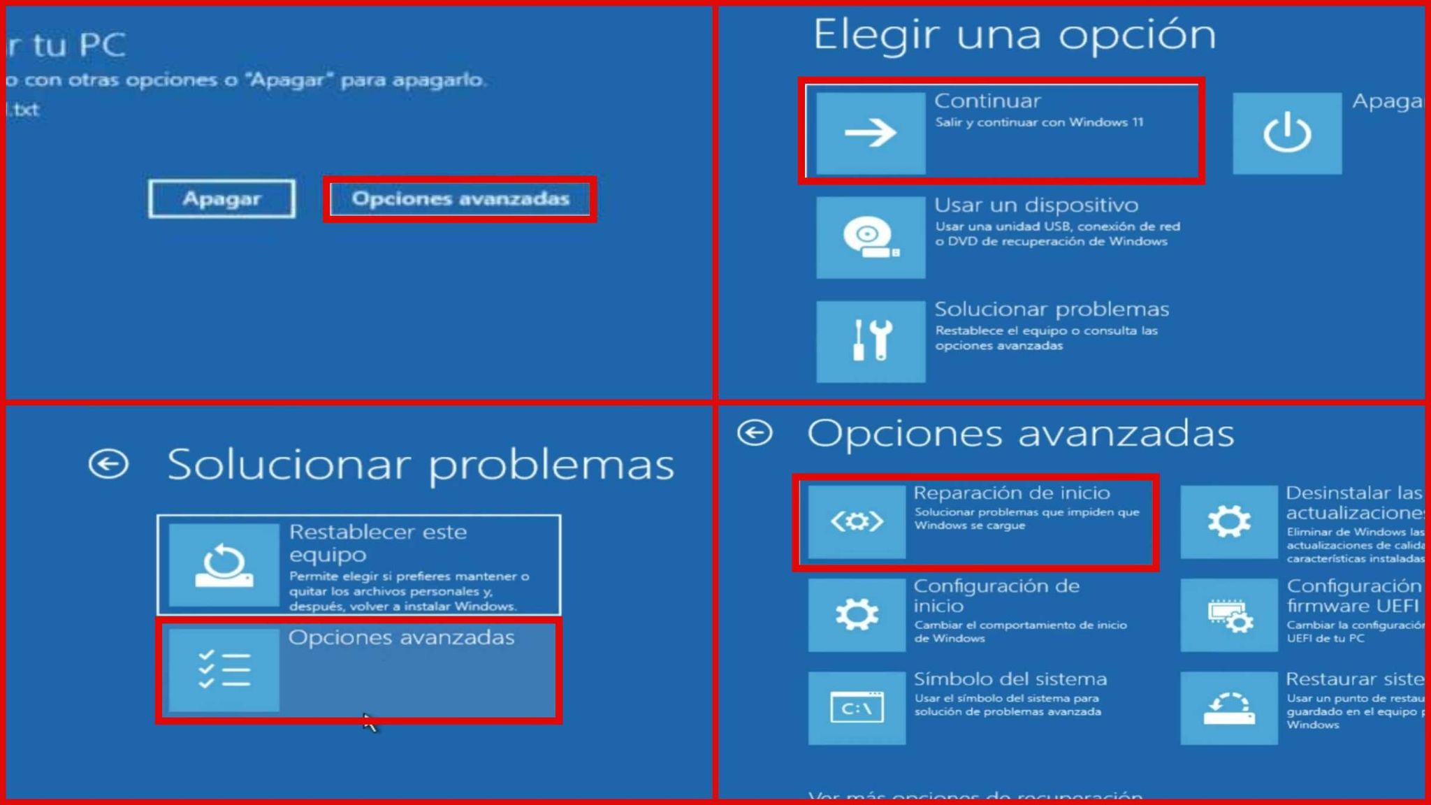Cómo solucionar el código de error 0xc00001 de Windows 11
