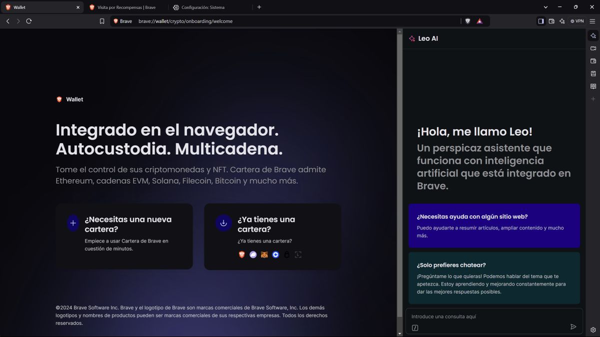 Tras probar muchos navegadores, Brave es uno de mis favoritos, pero tiene algo que no me convence