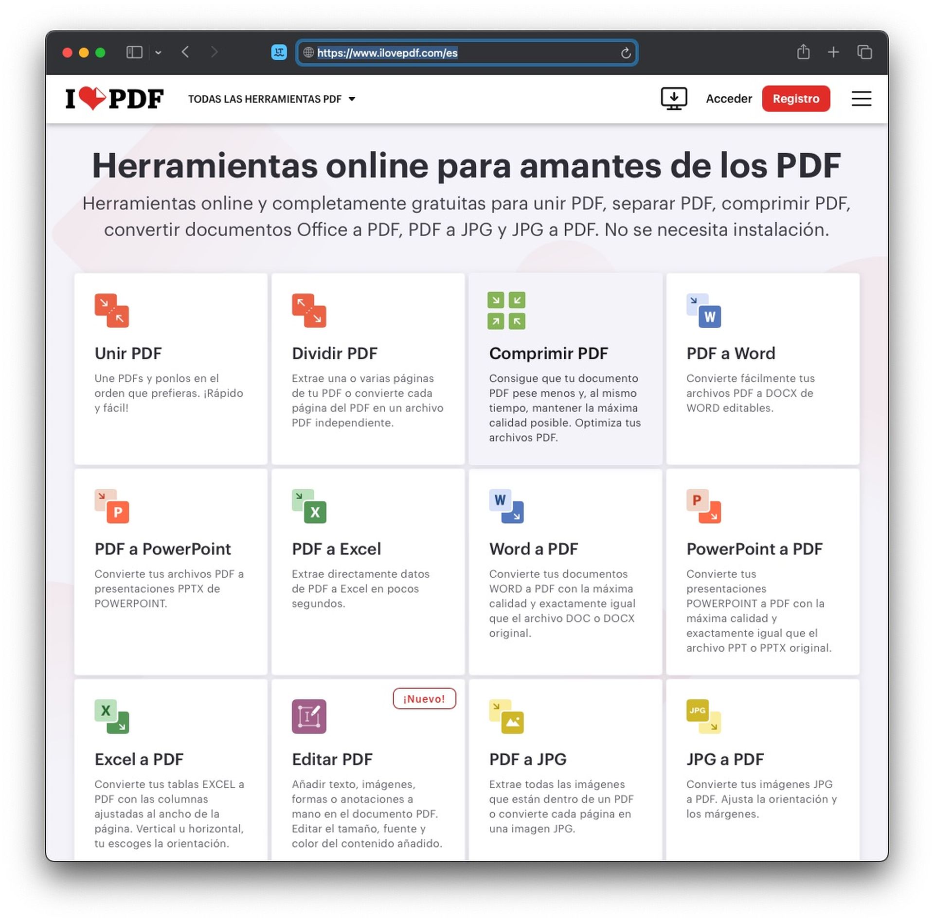 Cómo comprimir un documento PDF sin perder calidad, gratis y sin ...