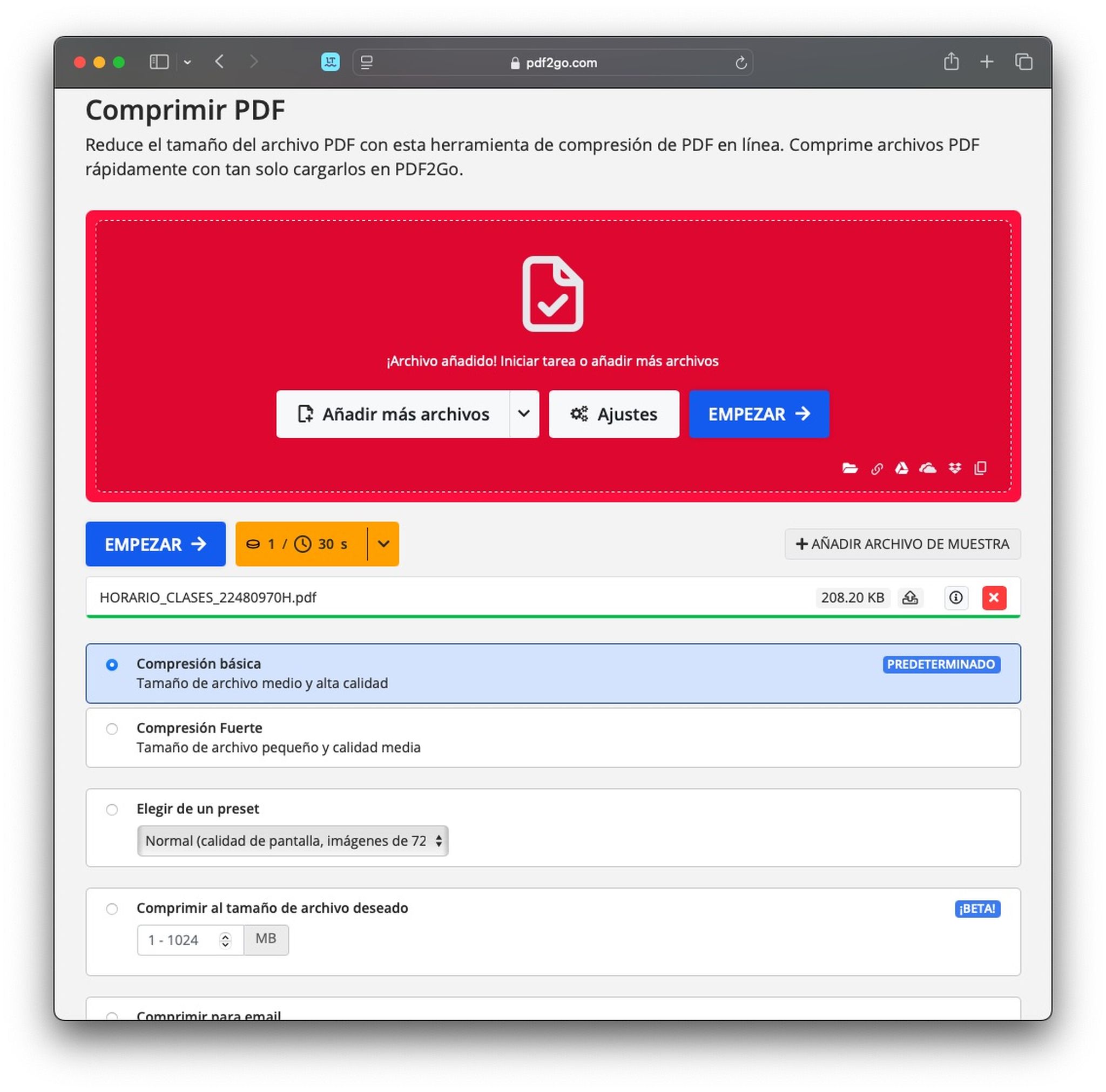 Cómo comprimir un documento PDF sin perder calidad, gratis y sin ...