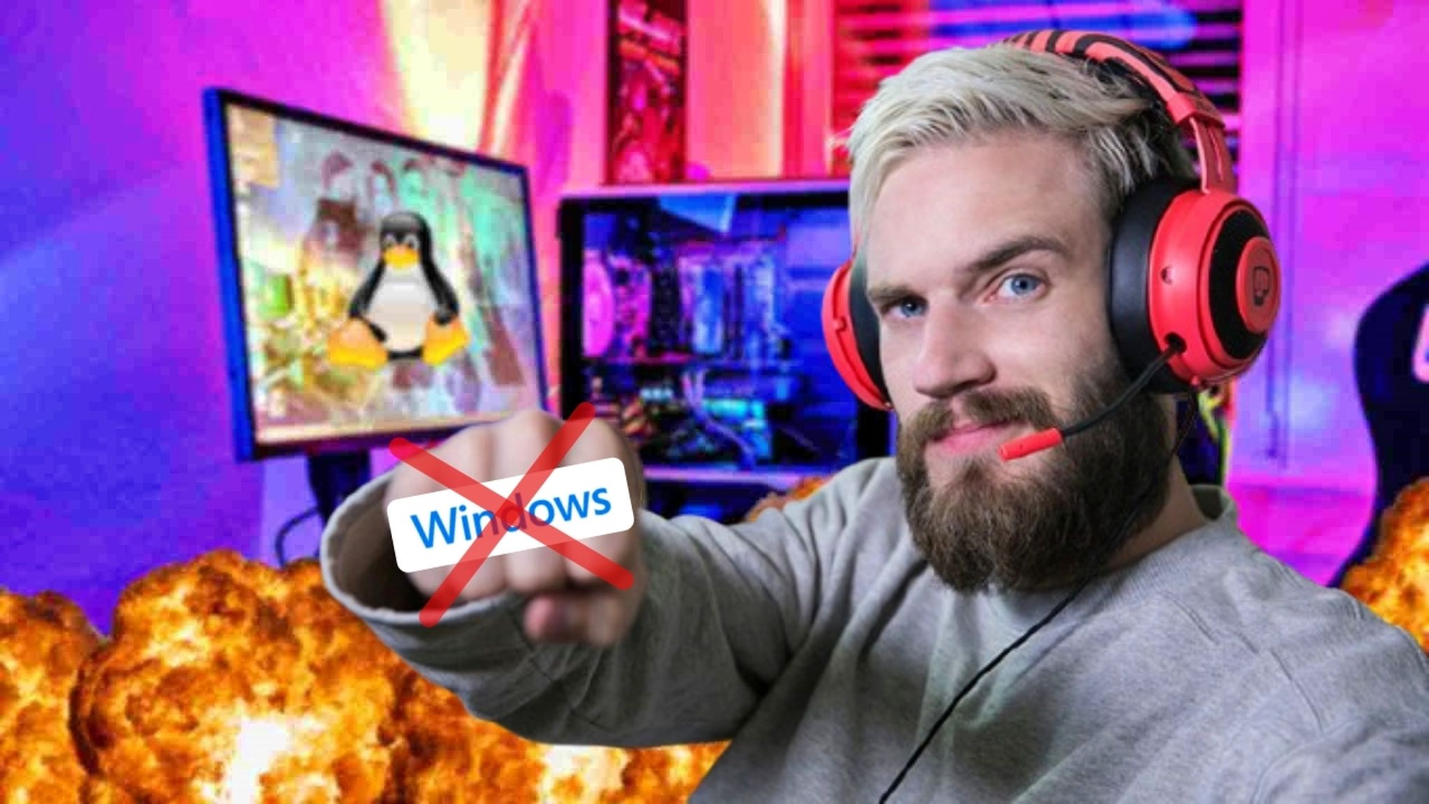 Palo a Microsoft, PewDiePie se monta un PC Gaming con Linux: “Literalmente no tiene sentido usar ...