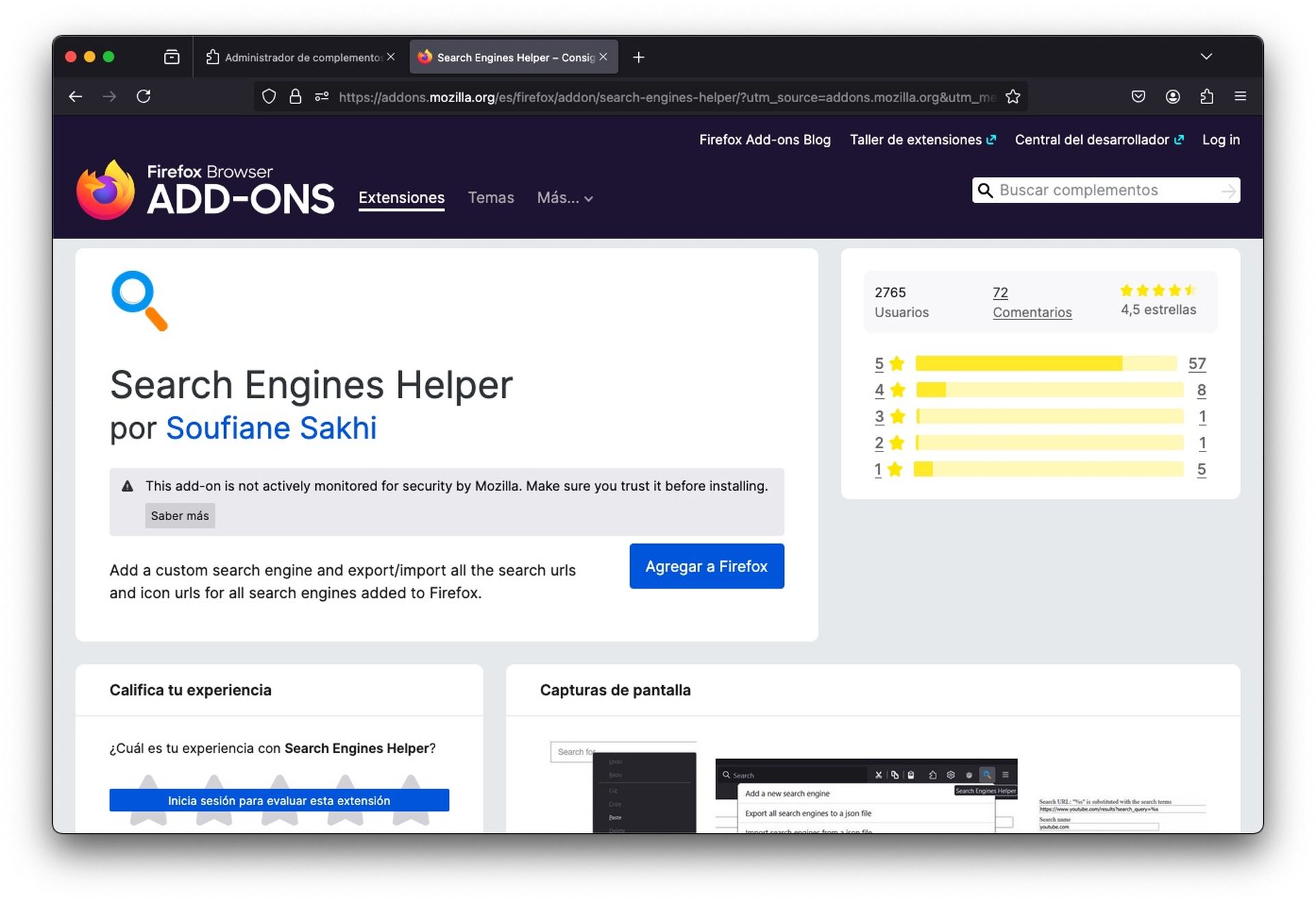 He instalado la IA de Perplexity como buscador de mi navegador y ya no ...