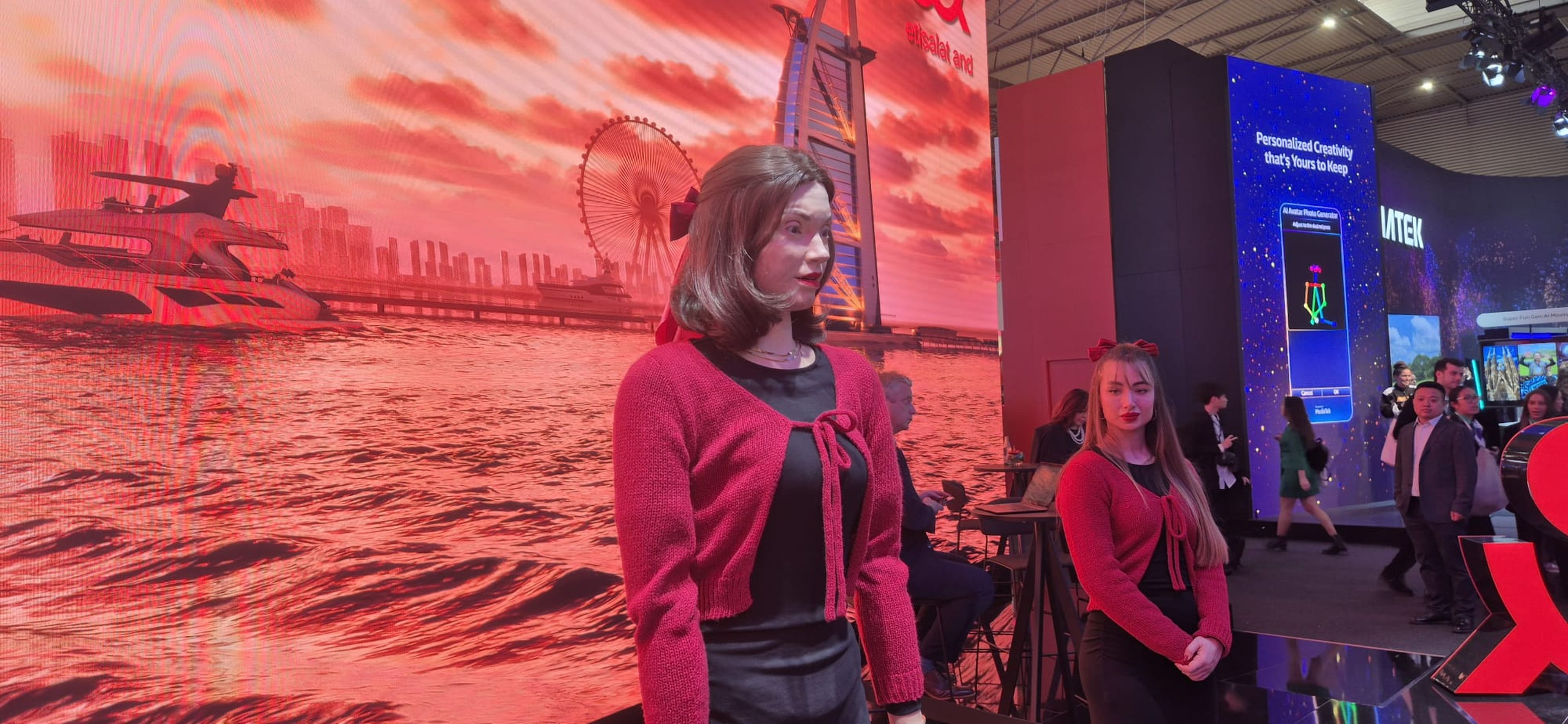 Así es Amira, el robot ultrarrealista del MWC que ha dejado a todos con la boca abierta