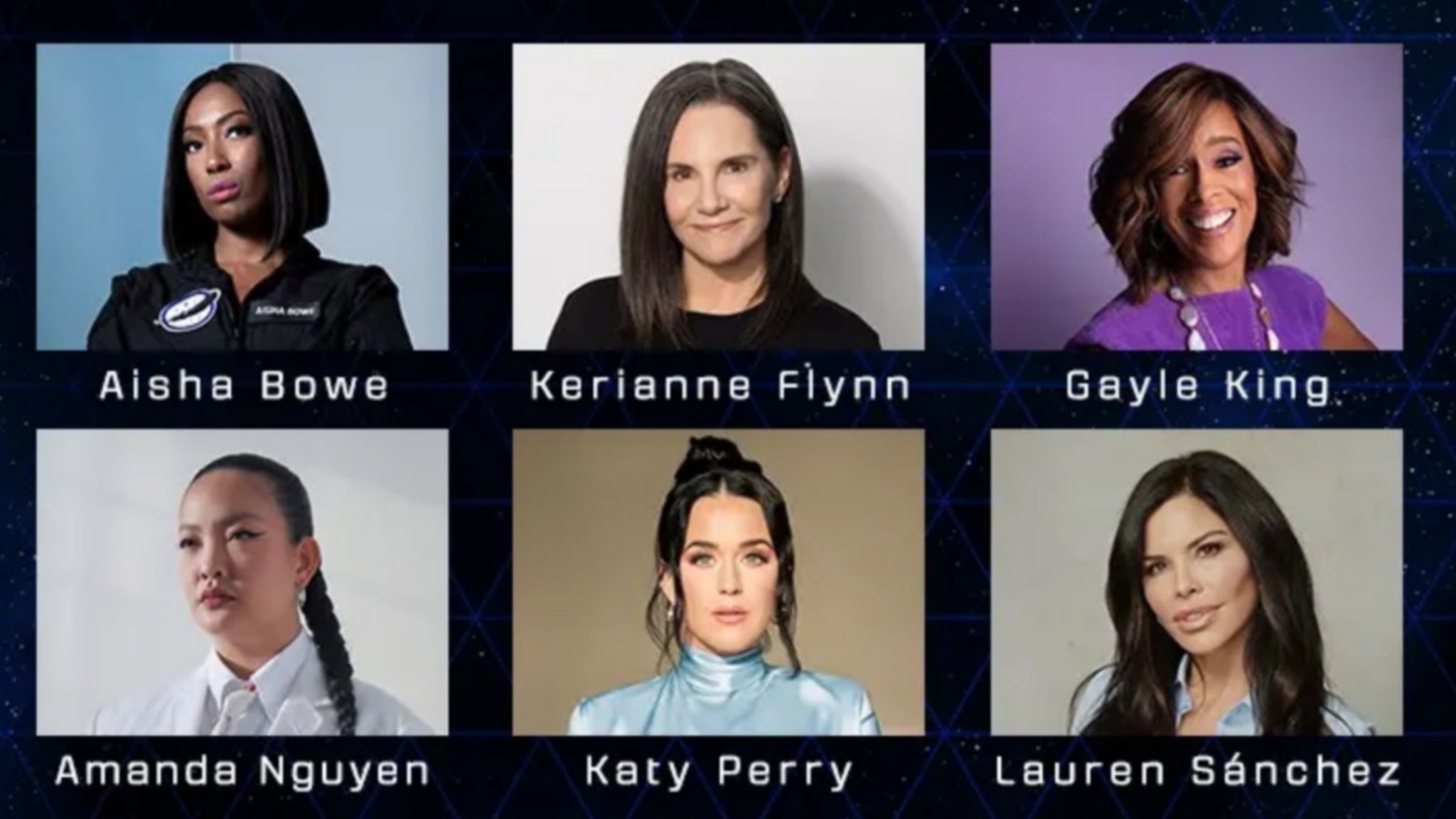 La cantante Katy Perry y la pareja de Jeff Bezos se van al espacio en la primera misión solo con ...