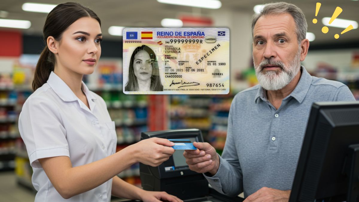 Ni enseñarlo ni firmar, esto debes hacer si te piden el DNI al pagar ...