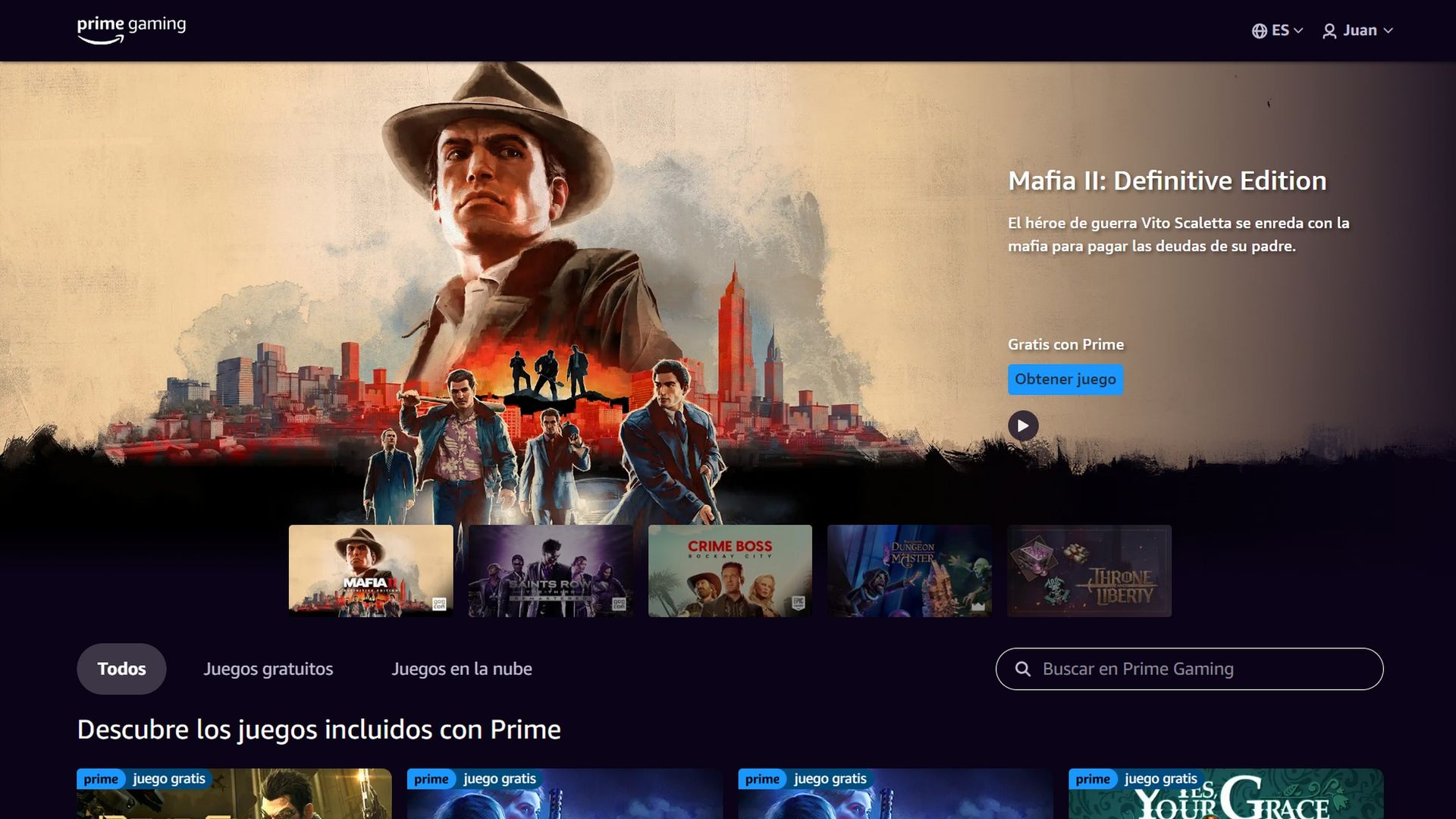 Ya puedes descargar los 20 juegazos que regala Prime Gaming, hay varios Juegos del año