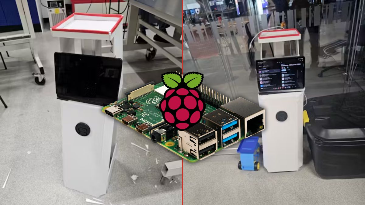 Crean un robot "mayordomo" con una Raspberry Pi que busca herramientas