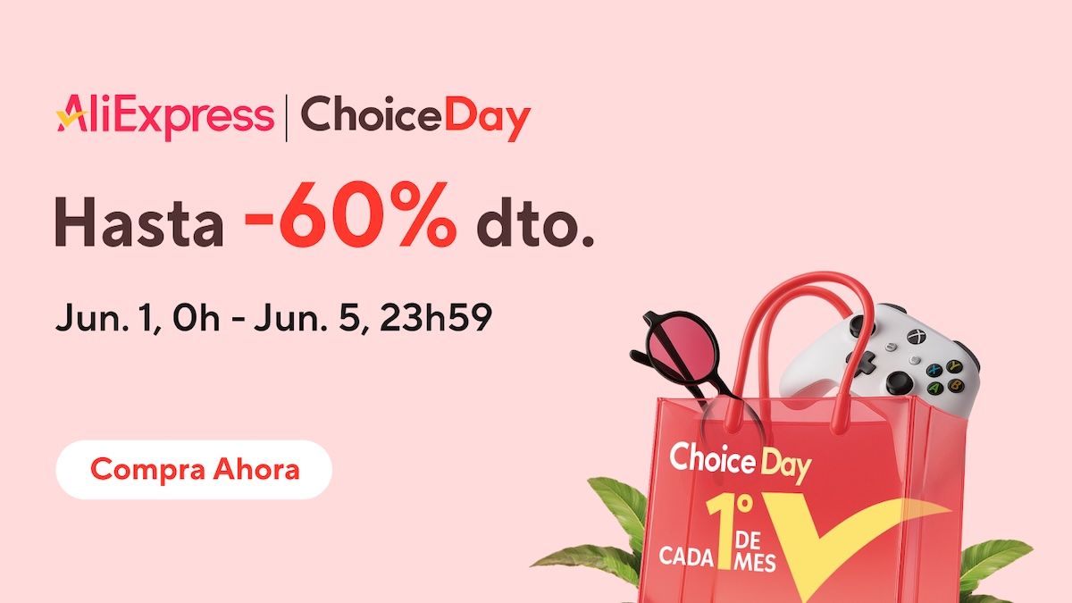 Los mejores descuentos del año son hasta el 5 de junio en los Choice Day en AliExpress