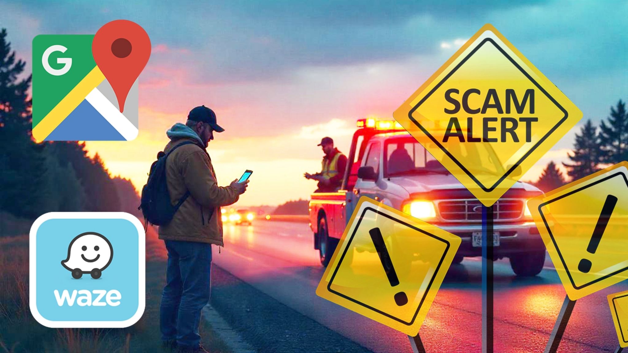 ¿Problemas en la carretera? Cuidado con esta estafa que usa Waze y Google Maps paras sacarte ...