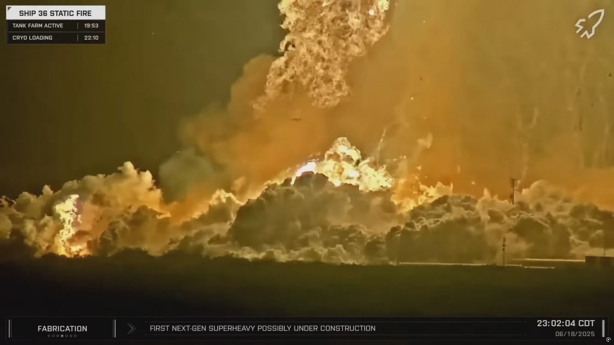 Sigue la maldición de Elon Musk: la terrible explosión del cohete ...