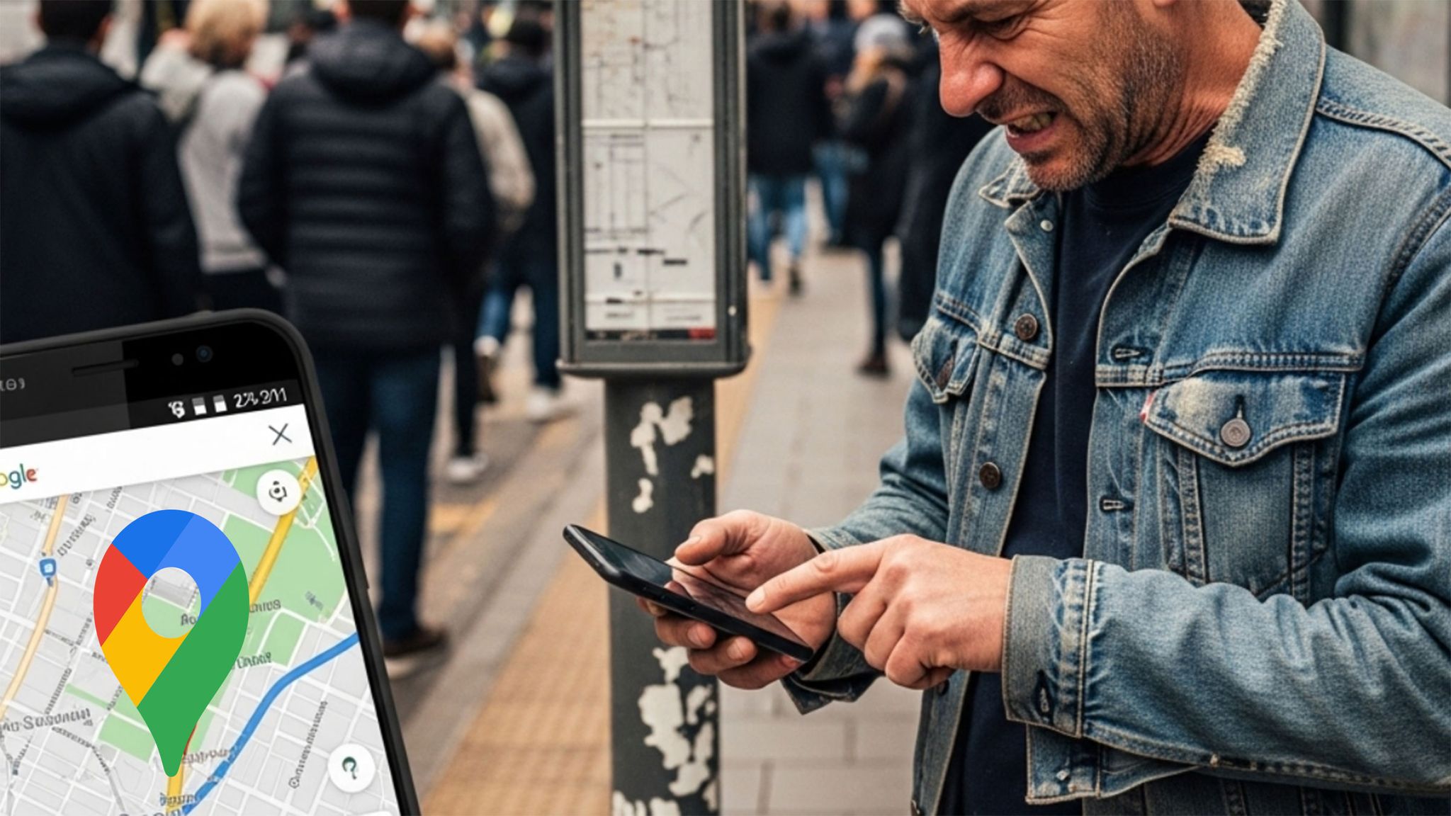Un error en Google Maps te deja tirado si usas el transporte público