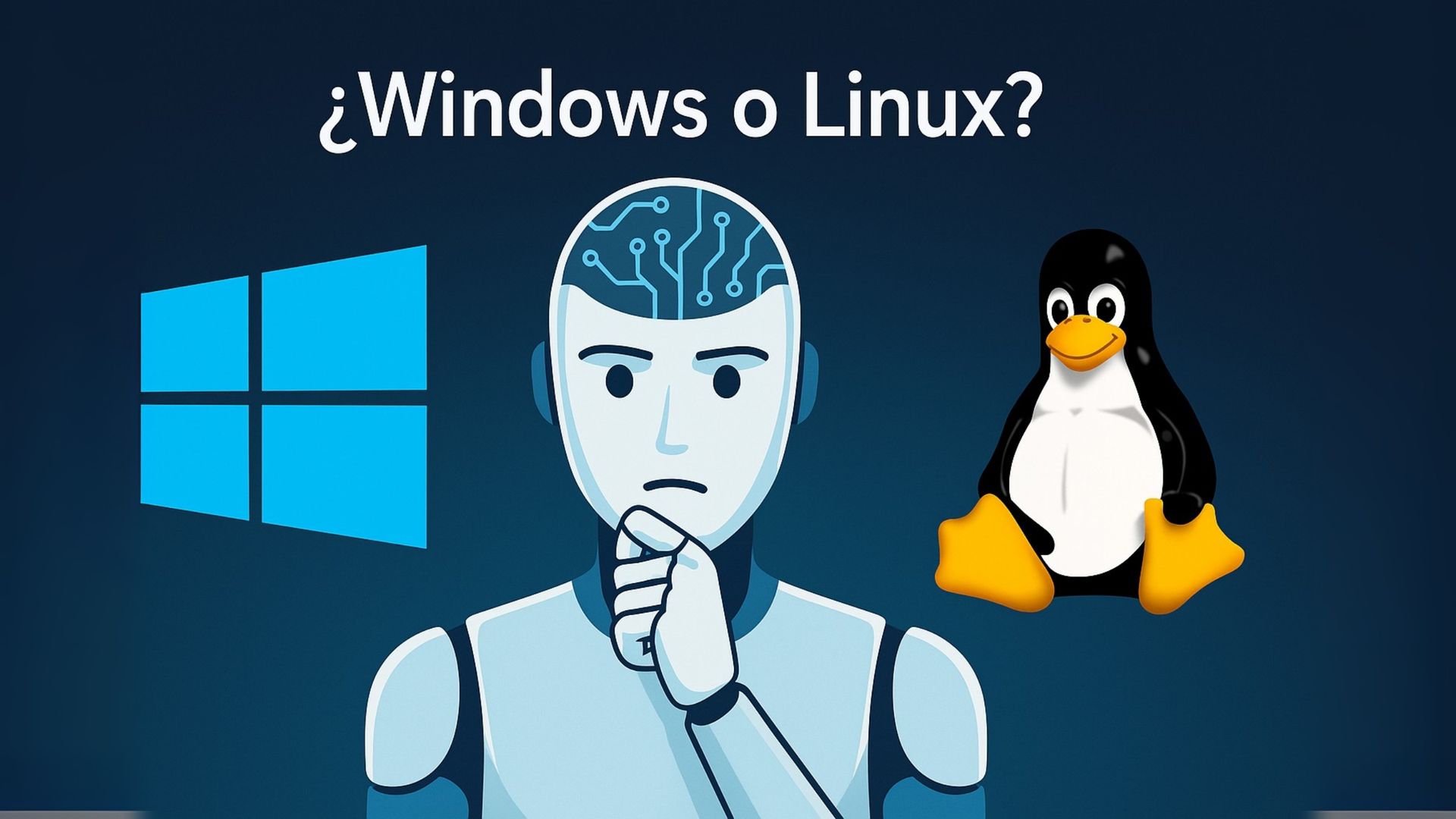 ¿Windows o Linux? Lo que respondió la IA sorprende a todos: "Ni uno ni otro"