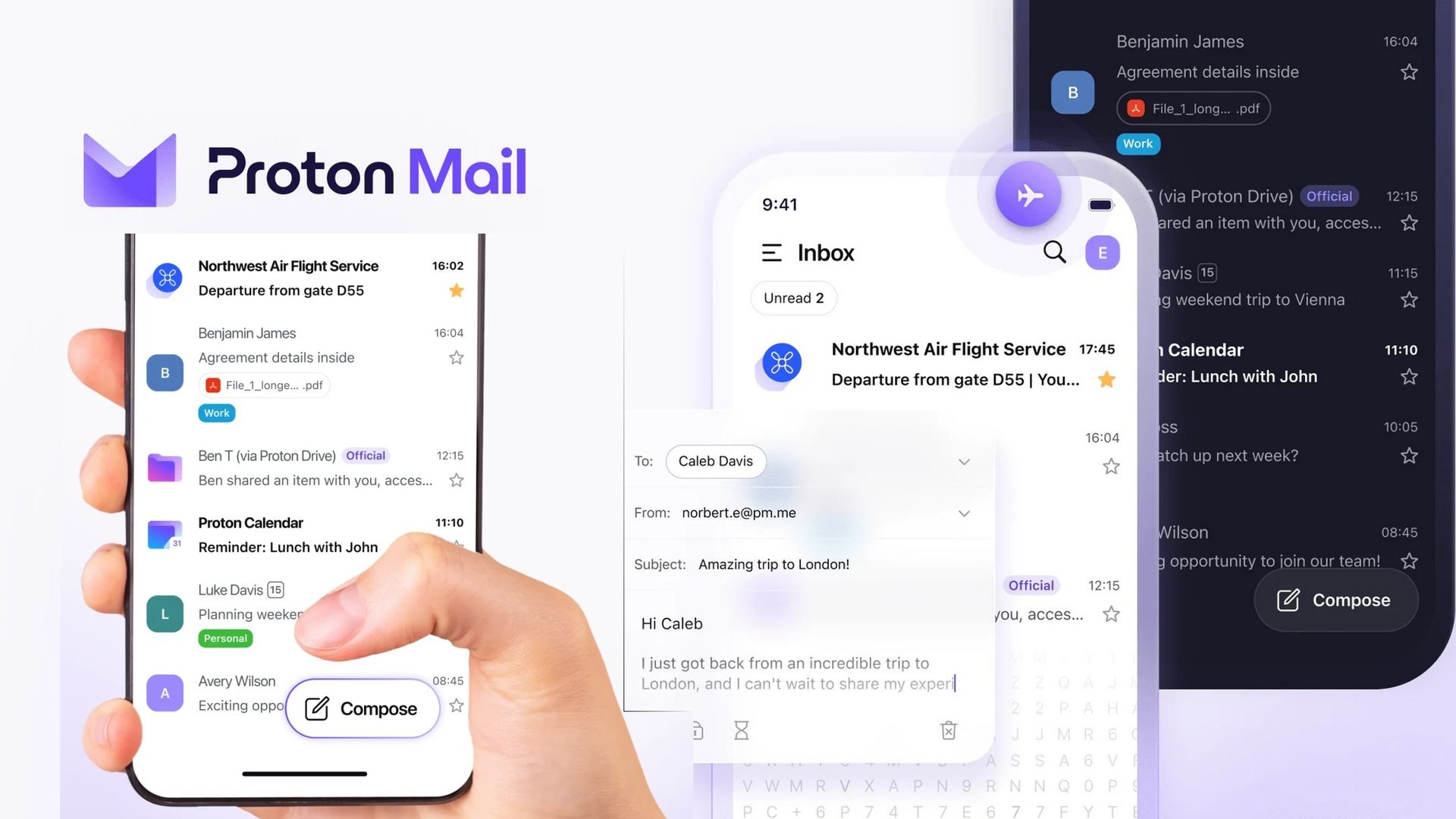 Proton Mail, la aplicación de correo más privada, añade la opción más ...
