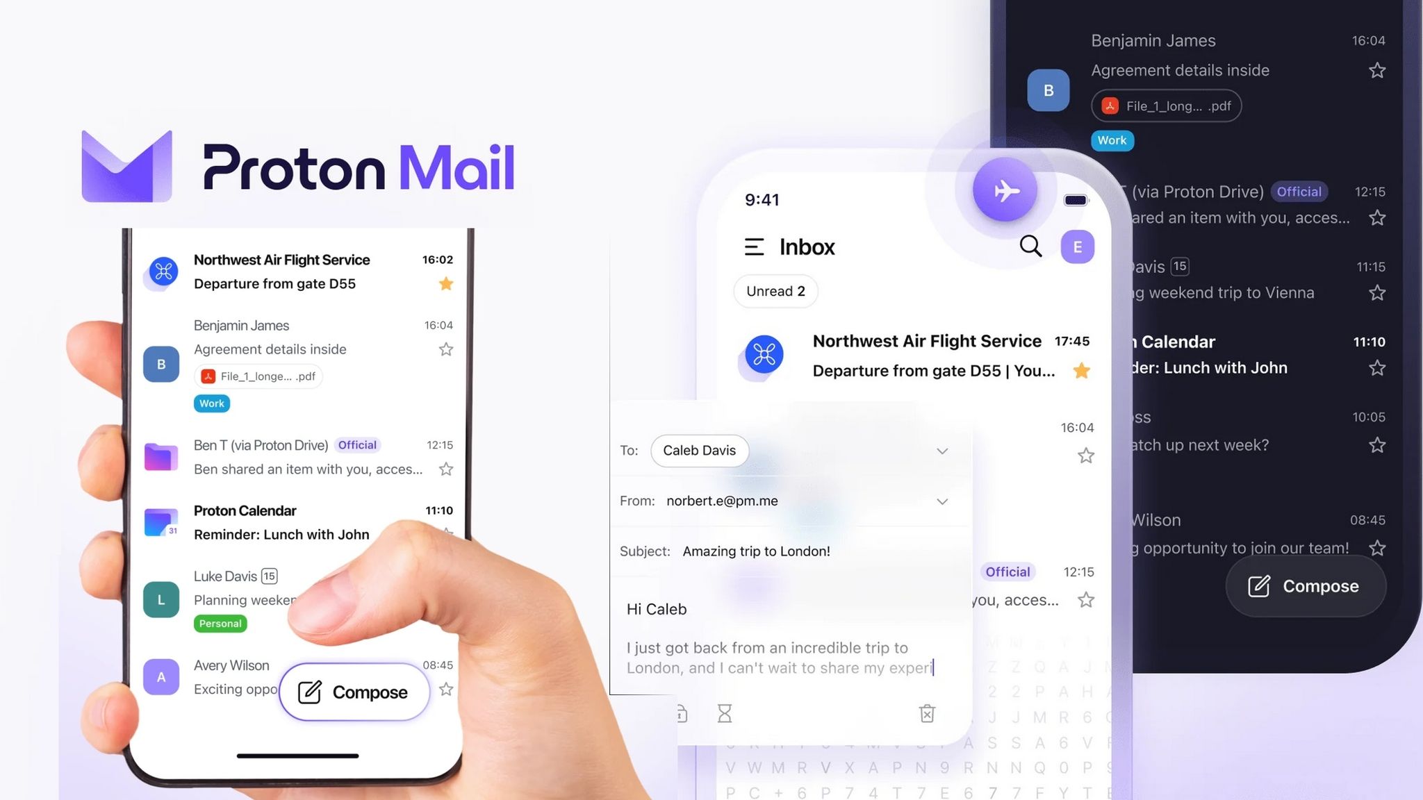 Proton Mail, la aplicación de correo más privada, añade la opción más ...